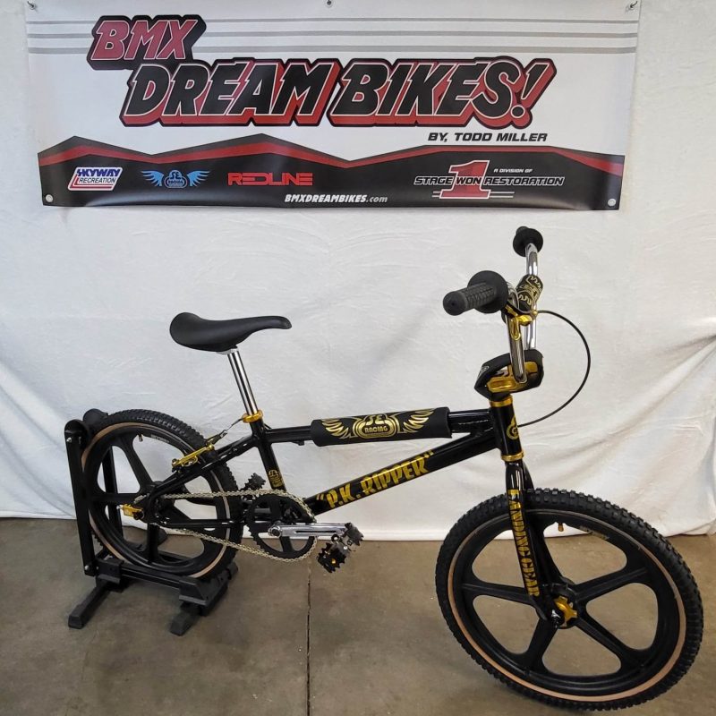 PK Ripper – Black & Gold w/Graphites (2021) – BMX Dream Bikes