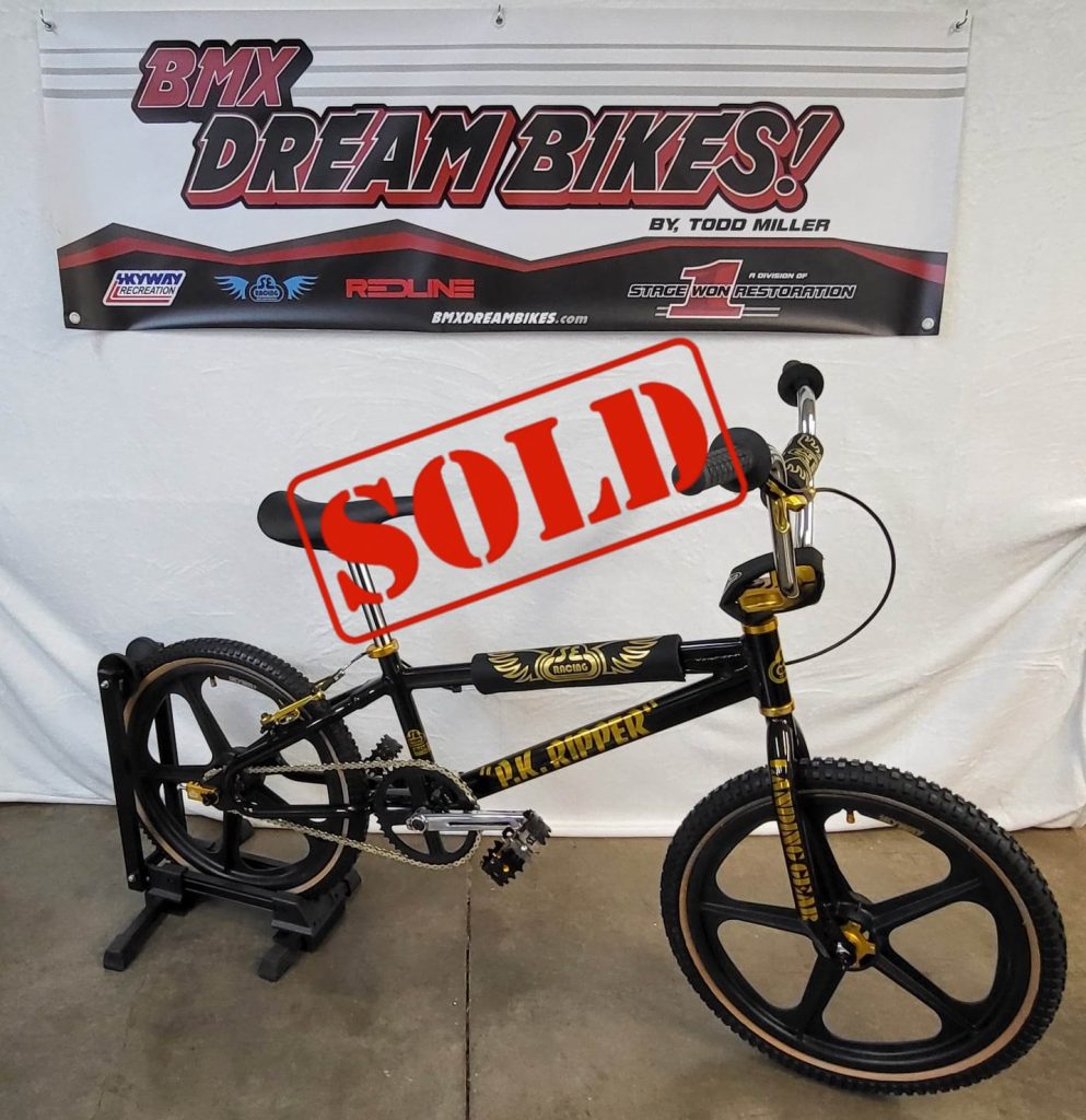 PK Ripper – Black & Gold w/Graphites (2021) – BMX Dream Bikes