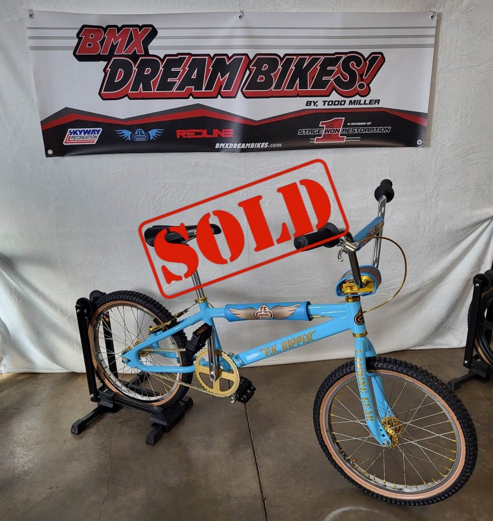 PK Ripper – Baby Blue & Gold (2021) – BMX Dream Bikes